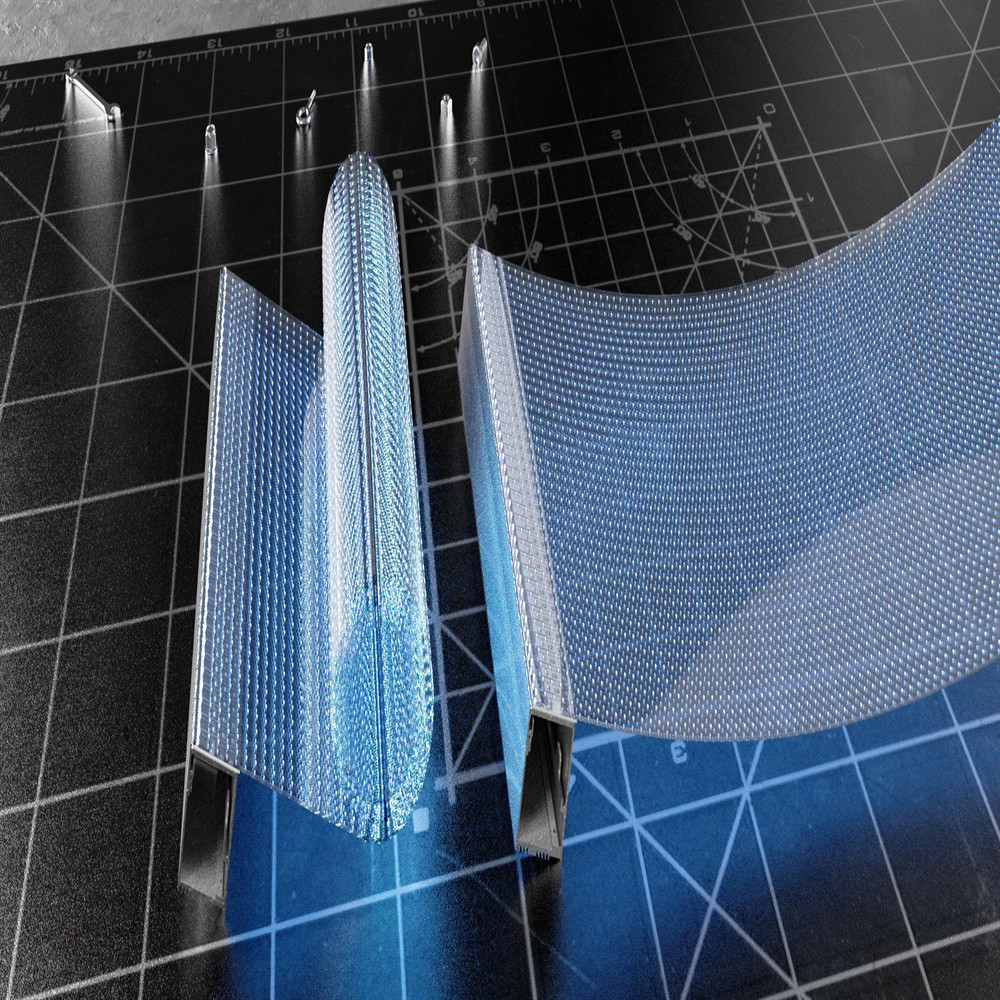 LionLED P4-8 Indoor Flexible Transparent LED Display For Glass Windows ...